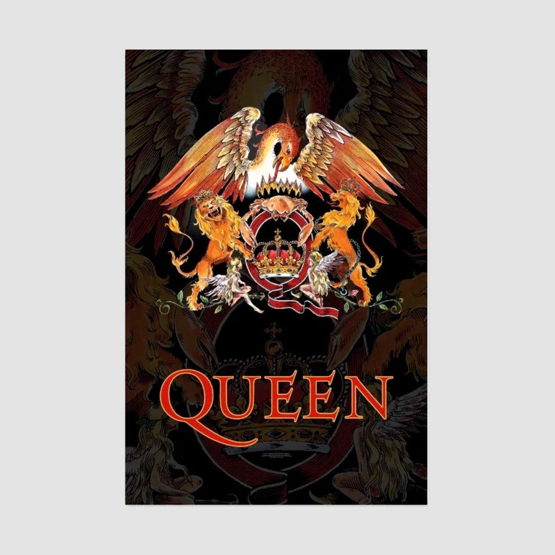 Queen - Crest Textile Poster – Rock Nation